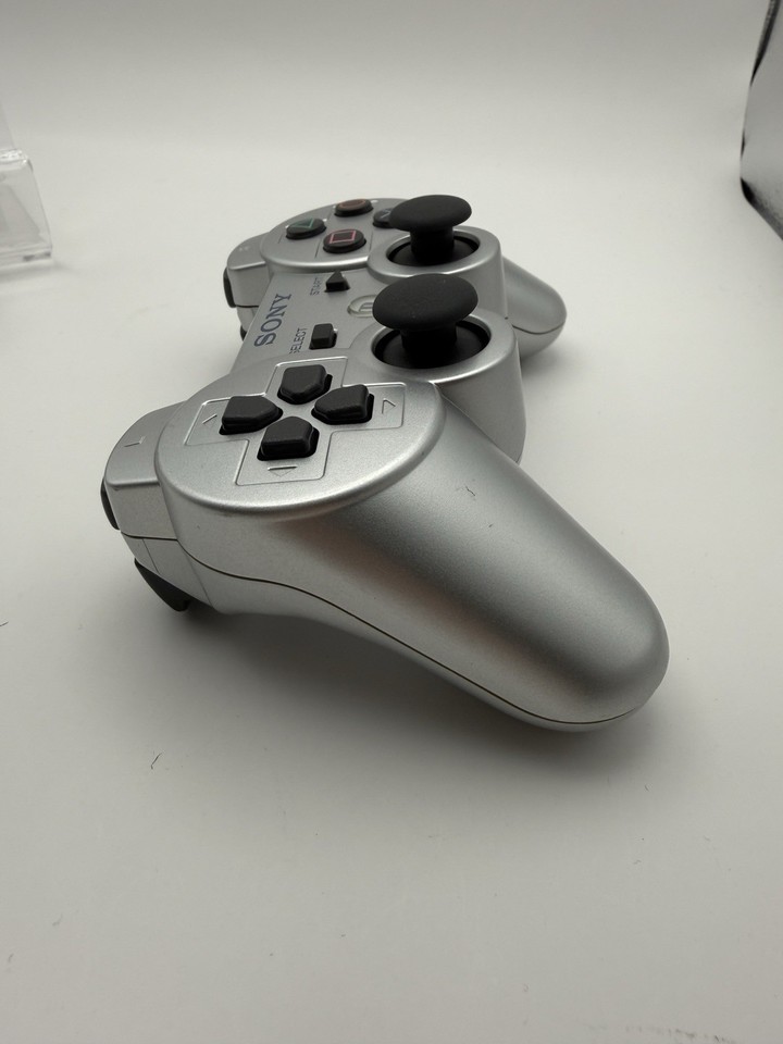 Sony Playstation 3 PS3 DualShock3 Controller Silver Genuine OEM ...