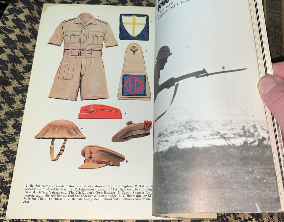 British Eighth Army North Africa 1940-43 Key Uniform Guides 3 FREE USA ...