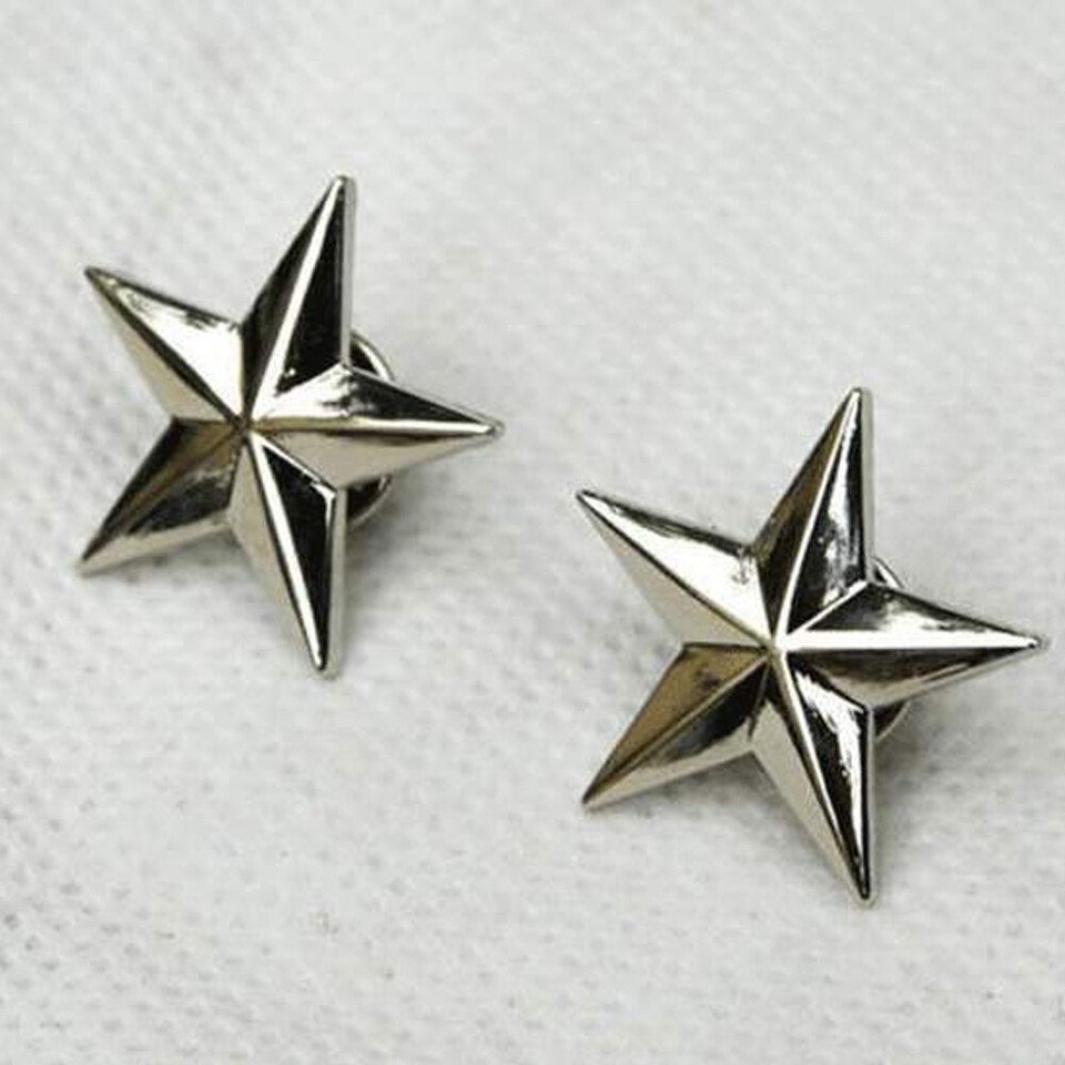 WW2 Pair US Army One Star Brigadier General Rank Insignia Badges US | eBay