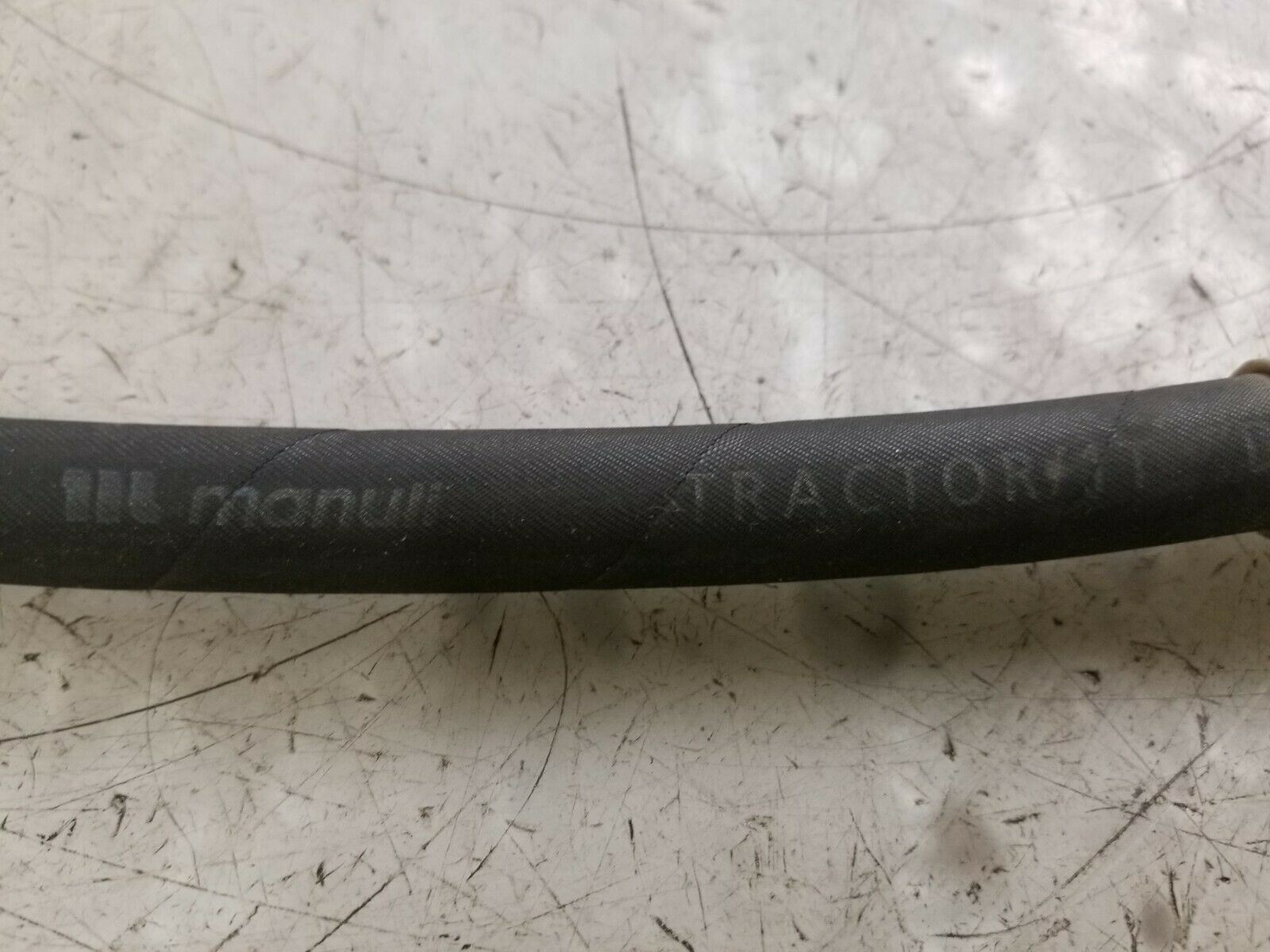 NEW MANULI 3/8" HYDRAULIC HOSE TRACTOR/1T STRAIGHT/90º FITTINGS WP 2610 ...