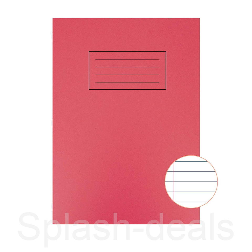 Silvine A4 A5 Exercise Books - 80 Page School Notebooks Homework ...