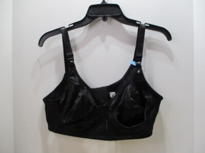 Bali Bra Womens 42C Black Wireless Shirt Hook Loop Adjustable Straps ...