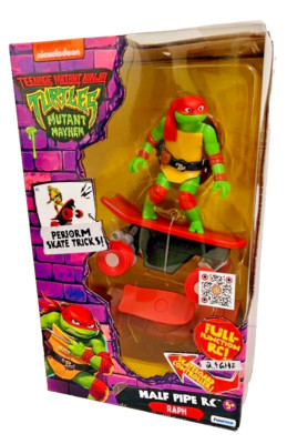 Teenage Mutant Ninja Turtles Mayhem Half Pipe RC RAPH SkateBoard ...