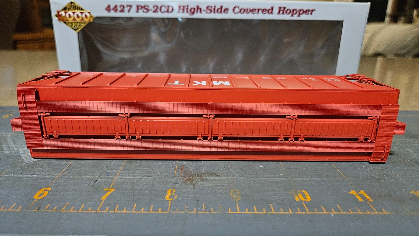 Proto 2000 HO MKT Katy 4427 PS-2CD Covered Hopper #9790 Missouri Kansas ...