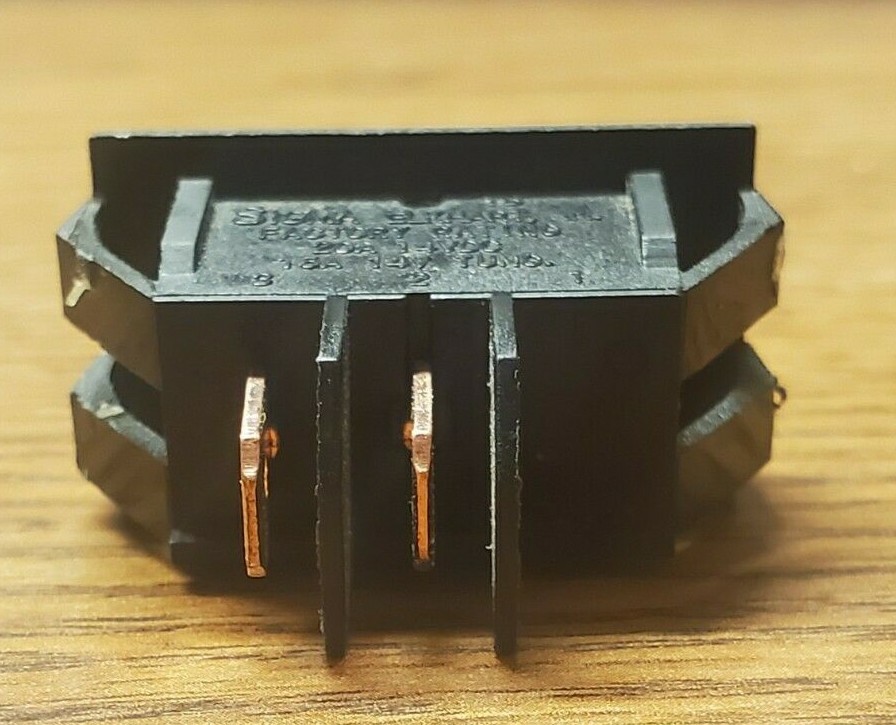 Sigma 2-Prong Rocker Switch-Black | eBay