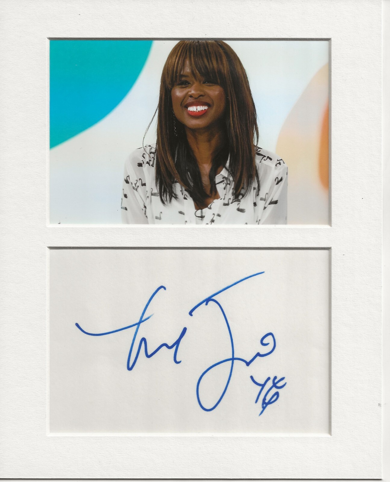 June Sarpong loose women signed genuine authentic autograph UACC RD COA ...