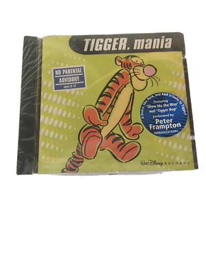Tigger Mania Walt Disney Ages 6-12Y Promo CD 2000 New Sealed Free ...