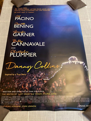 Danny Collins 40” by 27” 2014 Double Sided Movie Poster #63 Al Pacino ...