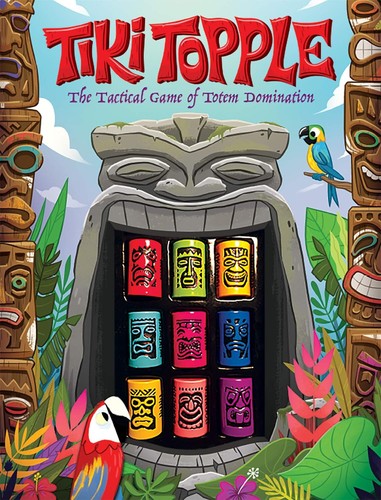 Tiki Topple Secret Strategy Totem Pole Building Board Game 2-4 Players Ages 10+ 759751071189| eBay