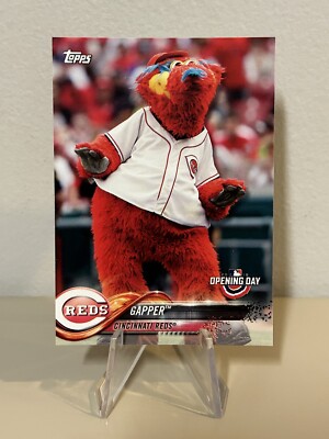 2018 Topps Opening Day Mascot Baseball Card Gapper #M-5 Cincinnati Reds ...