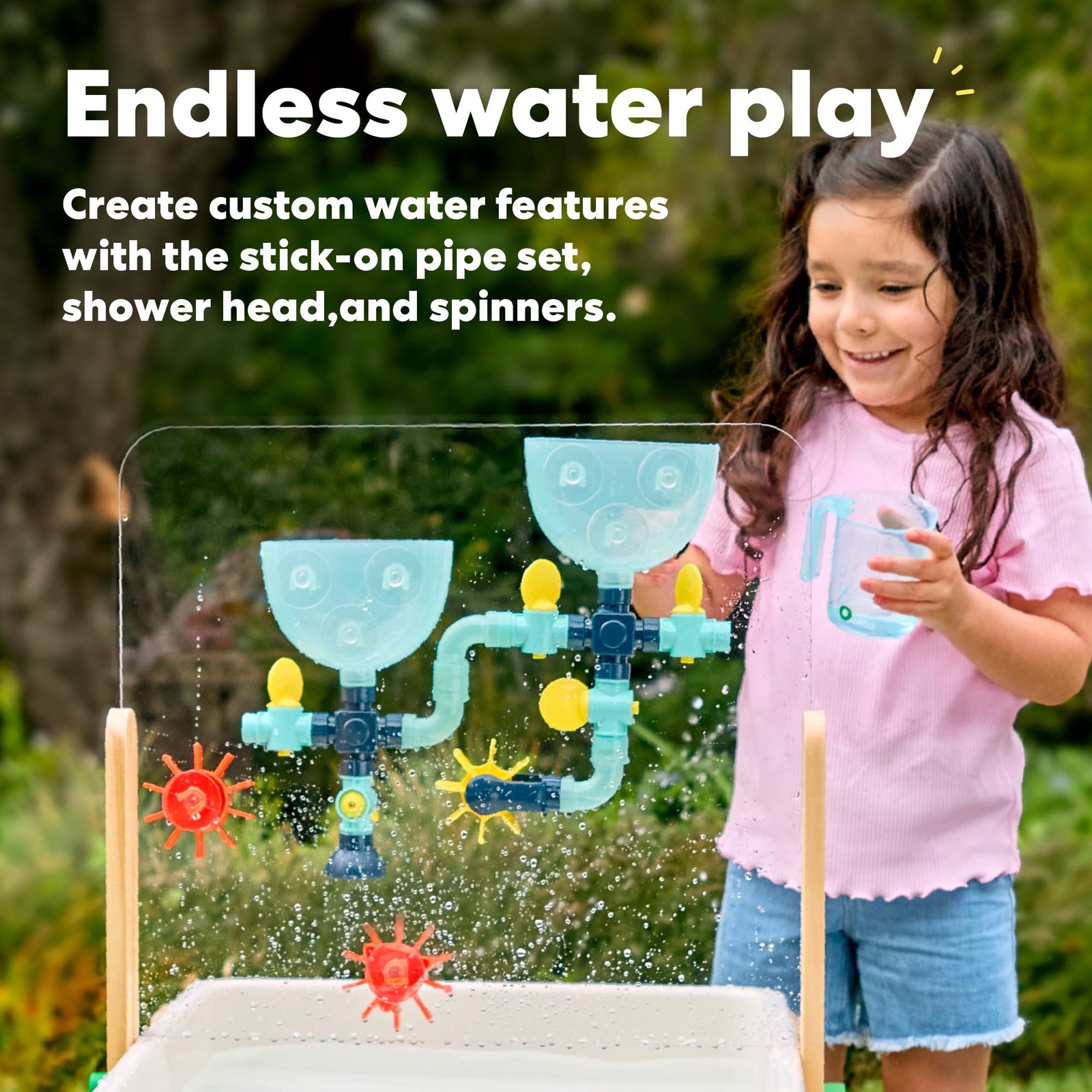 Water and Sand Sensory Table | Includes 26 Accessory Pcs: Pipes ...