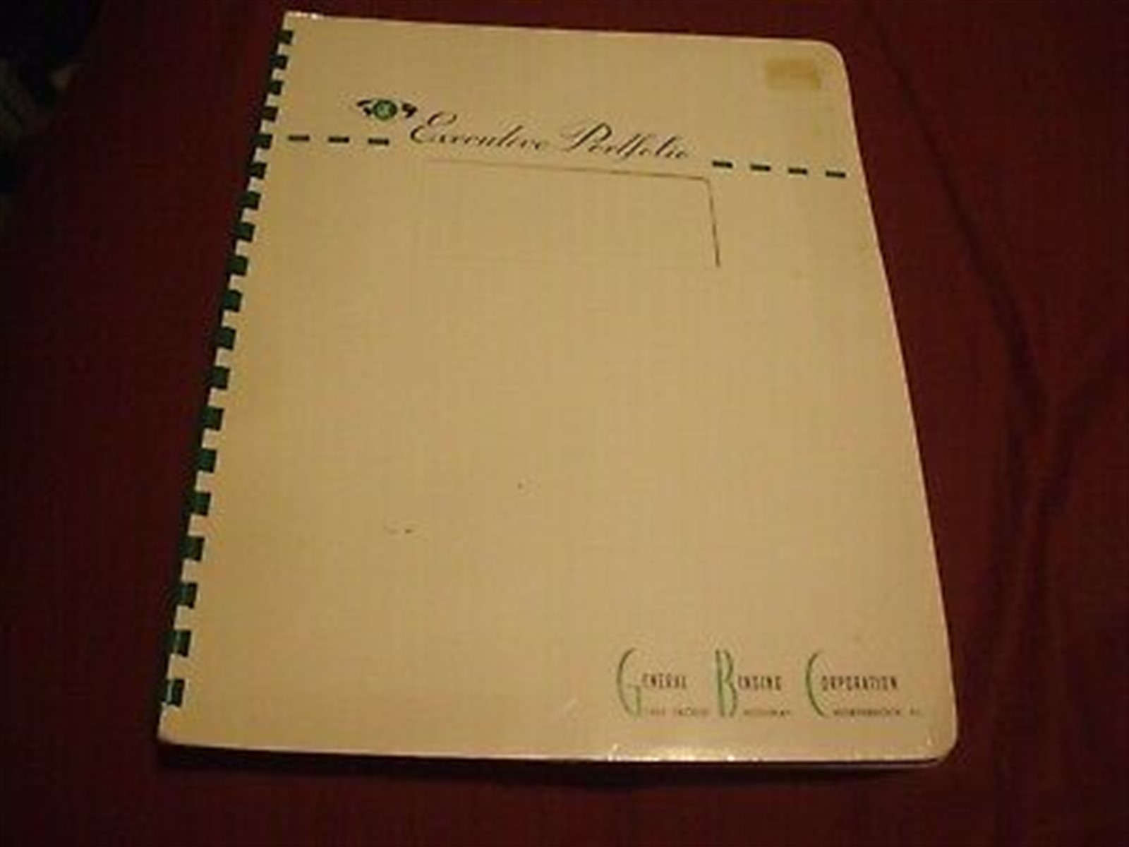 UNDATED EXECUTIVE PORTFOLIO - GENERAL BINDING CORPORATION Punch Binding ...