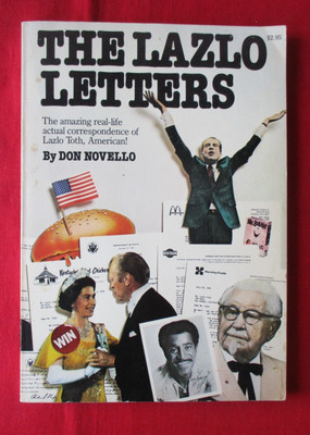 THE LAZLO LETTERS Don Novello/Lazlo Toth TPB (1977) HUMOR | eBay
