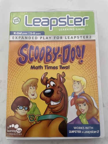 Leapfrog Leapster Scooby Doo! Math Times Two! 2009 Learning Game ...