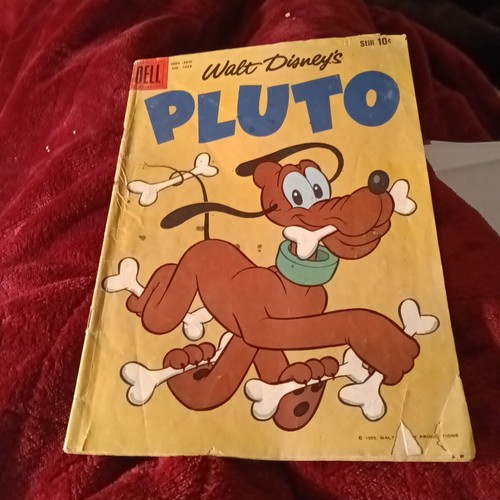 PLUTO #1039 SILVER AGE 1959 DELL COMICS WALT DISNEY FOUR-COLOR CARTOON CLASSIC | eBay