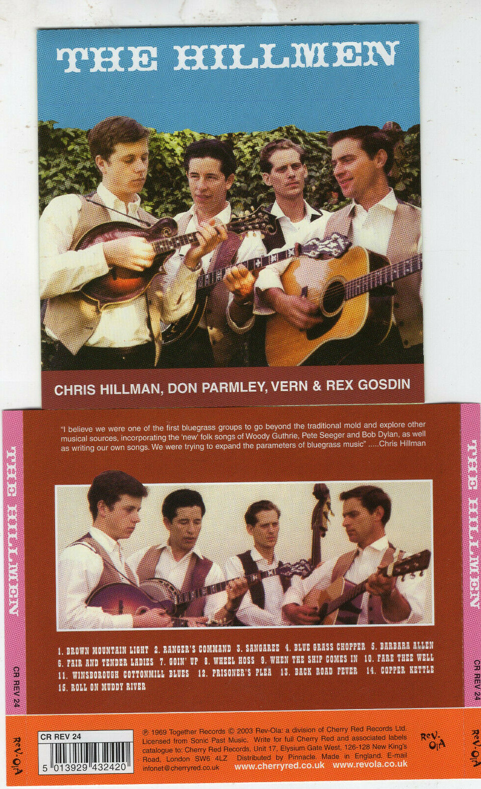 THE HILLMEN - THE HILLMEN (CD 2003) HILLMAN PARMLEY GOSDIN GOSDIN ...
