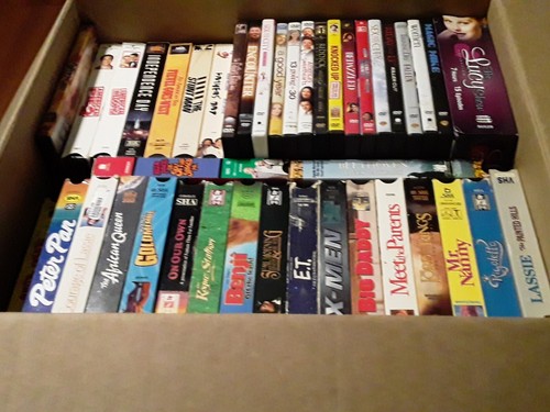 Huge Lot Mixed Media 106 DVD's & VHS Blockbuster Movies TV -Complete ...