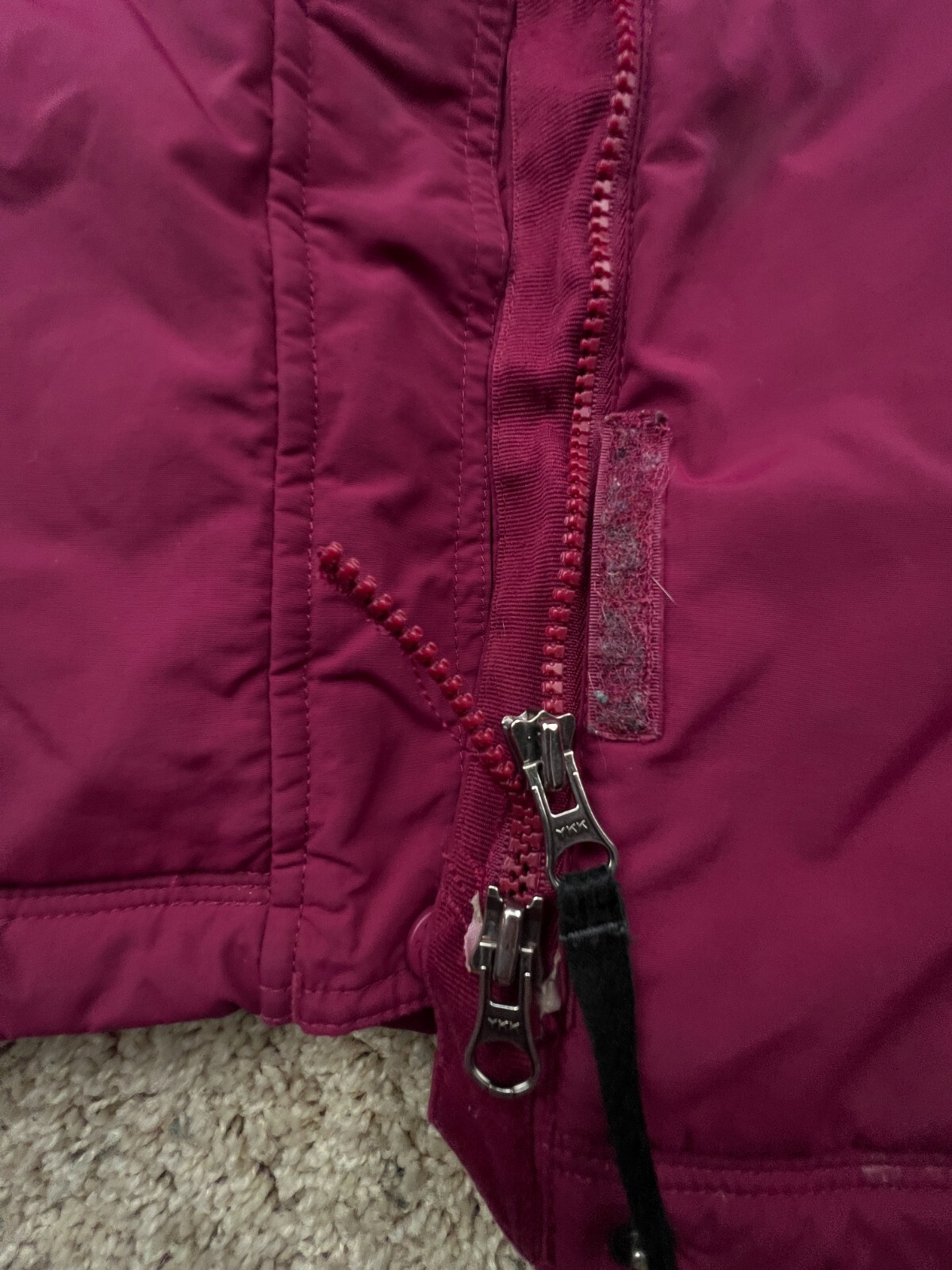LL Bean Women’s Thinsulate Lined Hooded Jacket Coat Red 0BDX2 Size L ...
