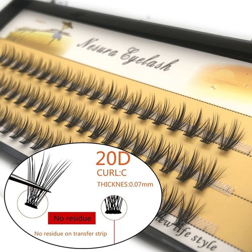 Tool Natural Thick lashes 20D Individual Eyelash Fake Eyelashes ...