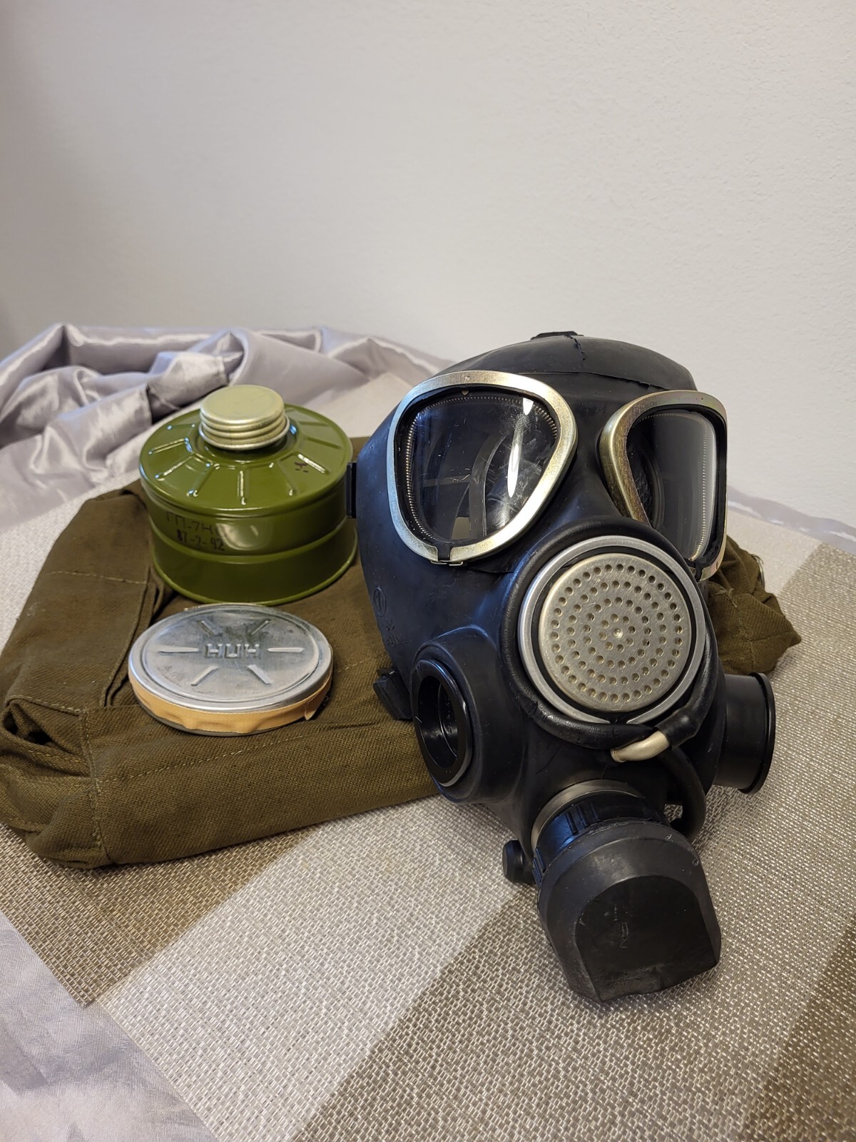 GP 7 - PMK 2 Russian Soviet Military Gas Mask - full set - SIZE 2 ...