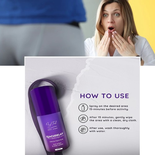 Long Lasting rock hard Pleasure Enhancer Spray For Men Last Longer in ...