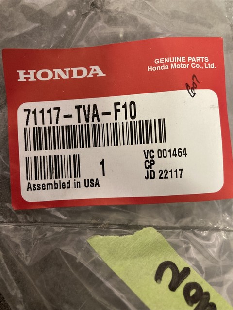 Genuine Honda OE Mldg Grille (Lower) 71117-TVA-F10 for sale online | eBay