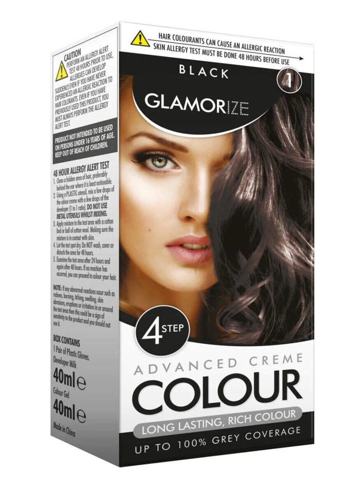Pro-Colour Plus Permanent Hair Dye -Black, LightBrown,Blonde ...