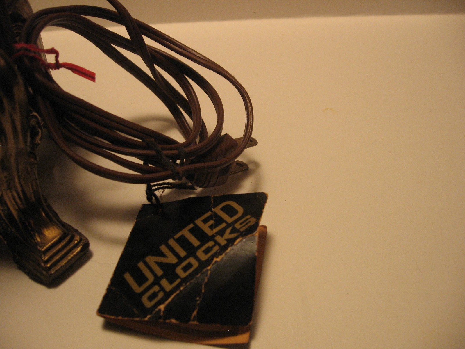 Vintage United Clock Corp No 82 Ornate Electric Mantel Clock | eBay