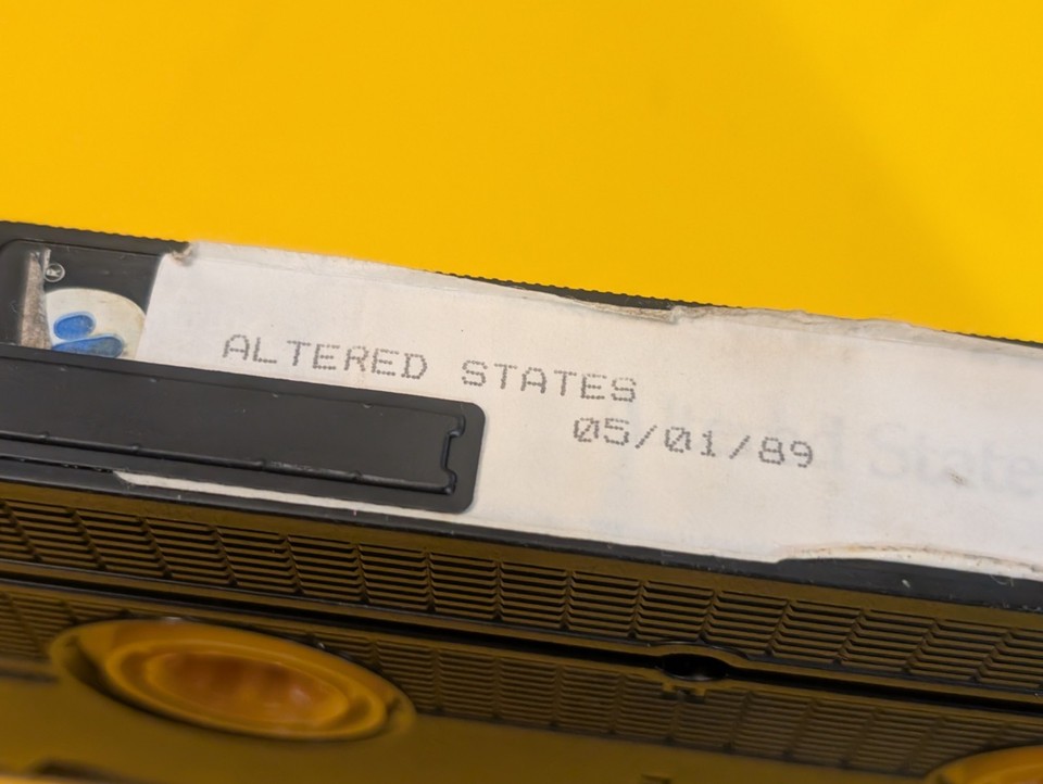 Altered States (1980) VHS - Ken Russell Sci-Fi Horror Thriller Warner ...