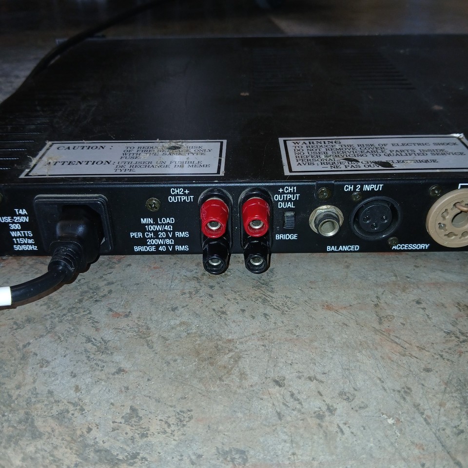 Electro-Voice EV 7100 Stereo Power Amplifier - TESTED Working Great | eBay