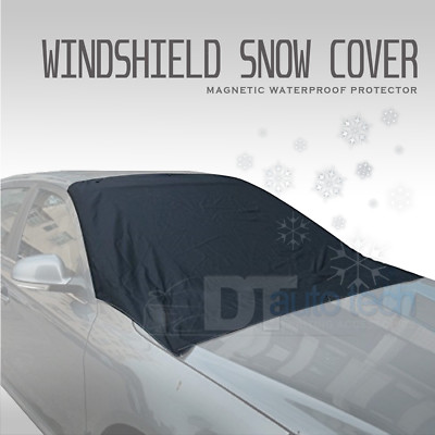 Auto Windshield Snow Sun Cover Tarp Ice Scraper Frost Removal Car Truck ...