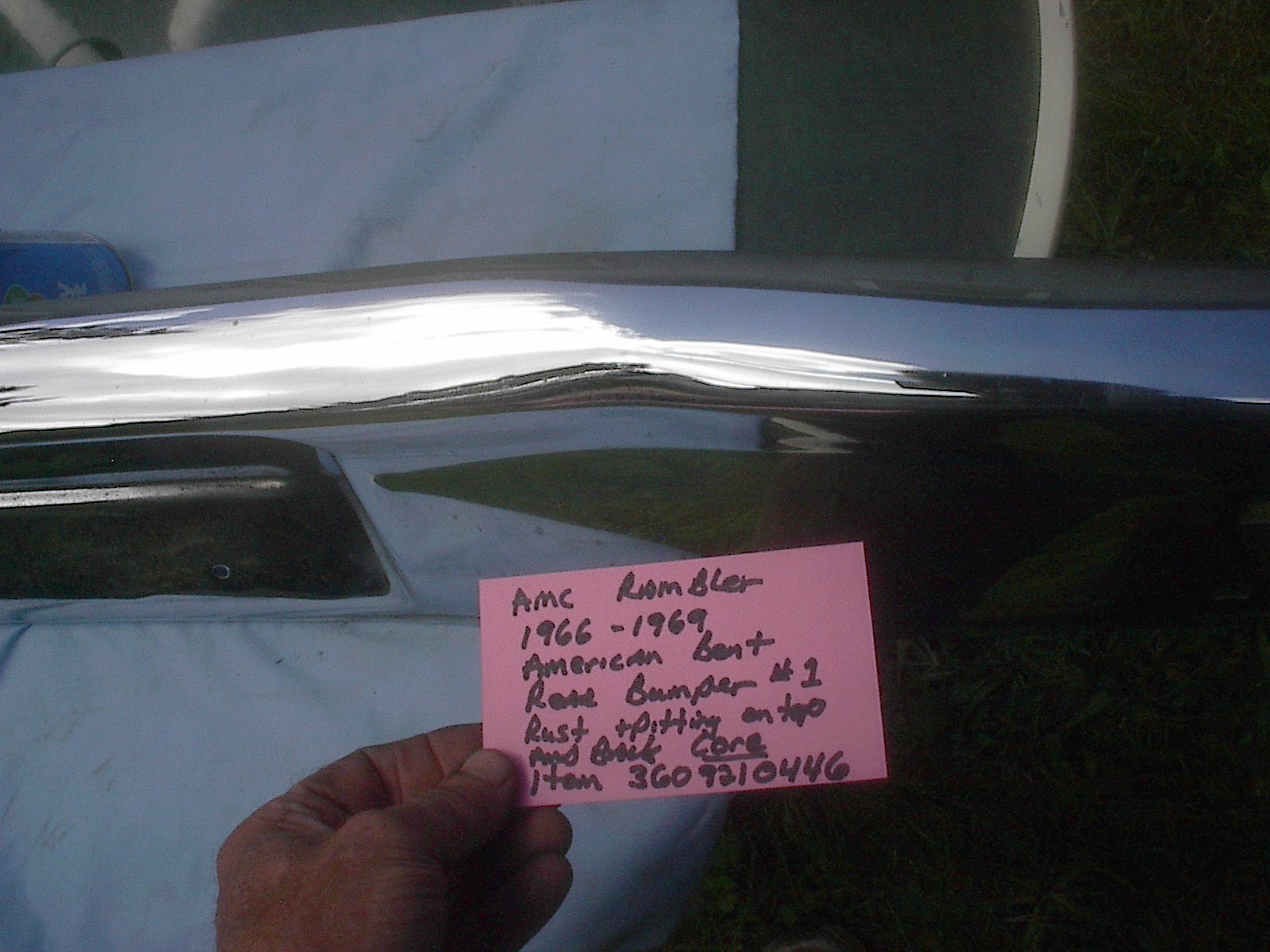 Amc 1967-1968-1969 american includes sc rambler rear bumper core | eBay