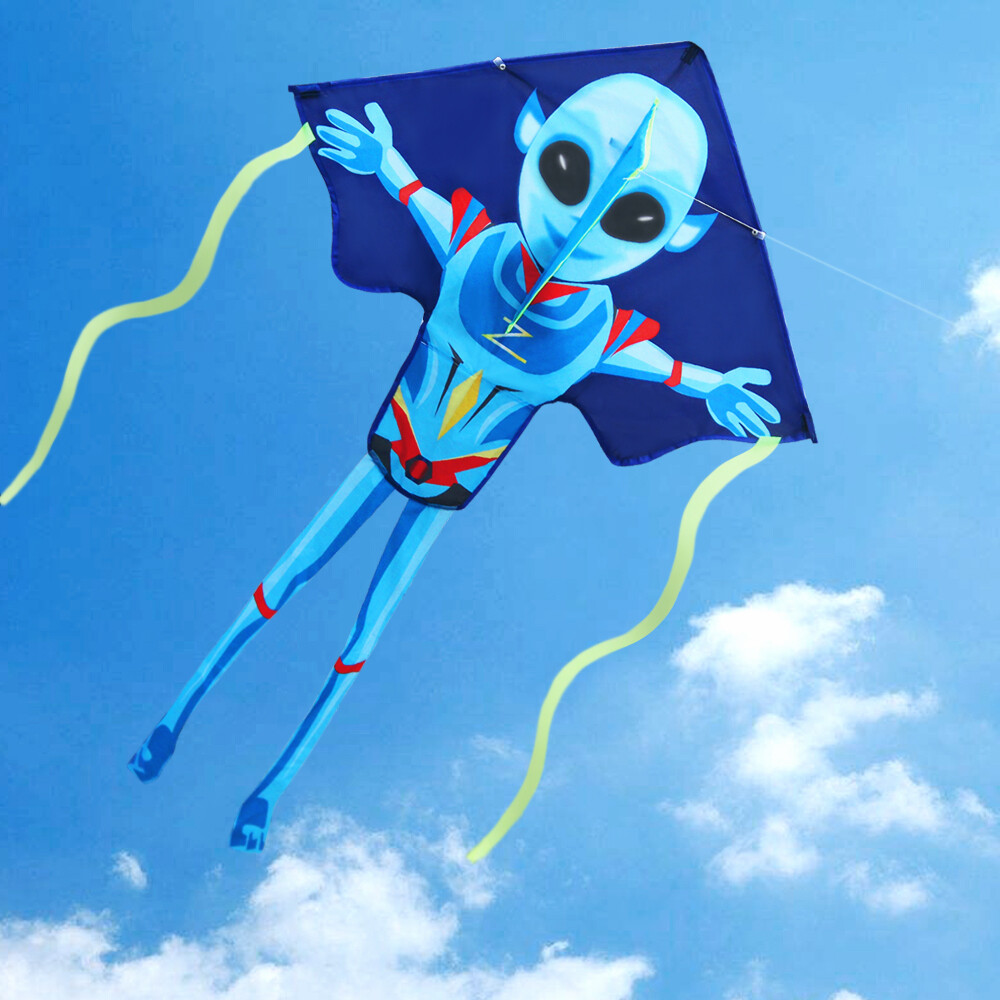 New Free shipping Adults Large Easy Flyer Mysterious Alien Kites 55Inch ...