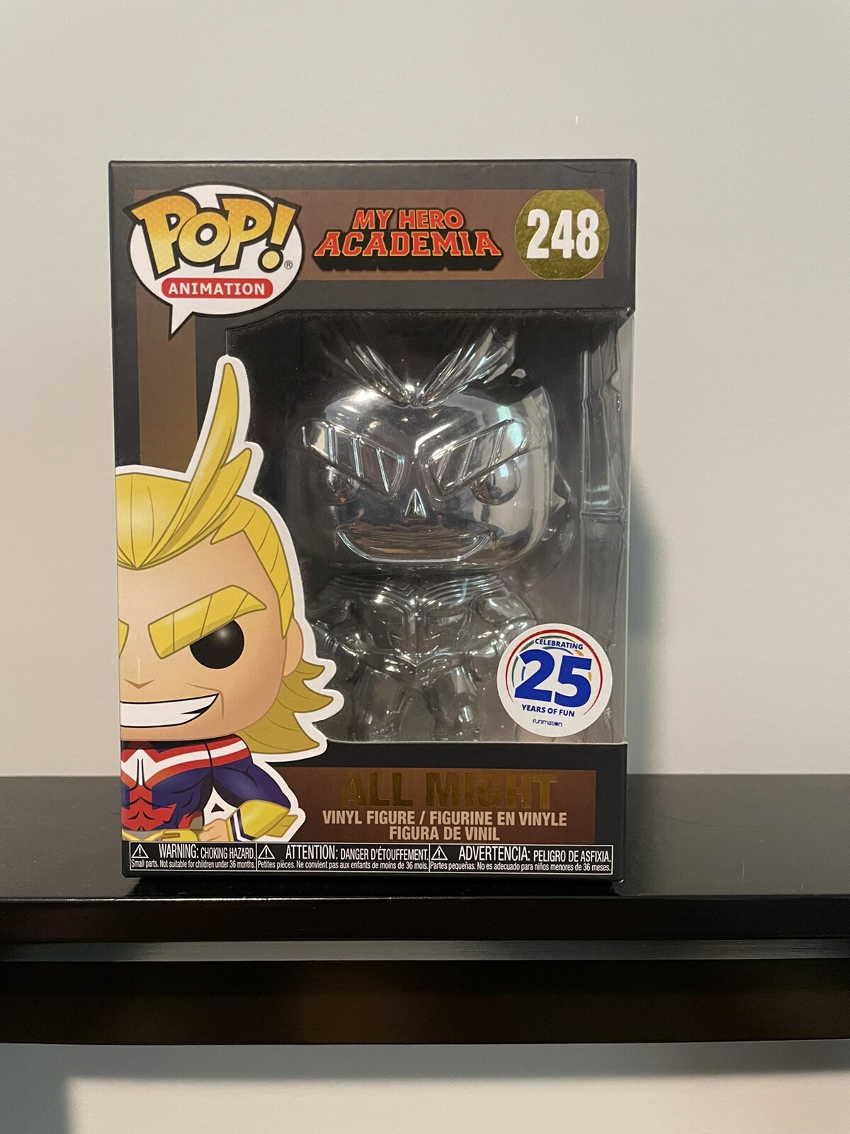 Funko Pop! Vinyl: My Hero Academia - All Might (Silver Chrome ...