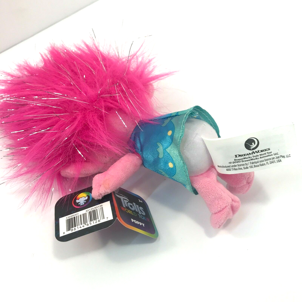 Dreamwork Trolls World Tour Poppy Plush Doll Brand New With Tags | eBay