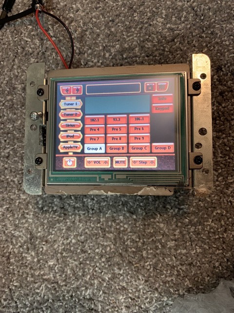 Via 64 Color LCD in Wall Touch Screen Panel White Bezel VIA64 Elan ...