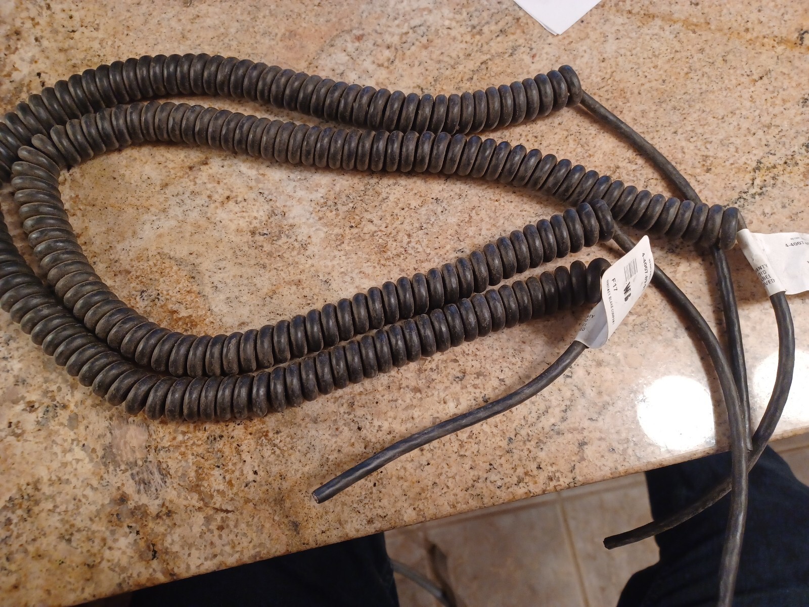 2 Whitney Blake Co 3 Wire Coiled Cord with Fast Shipping | eBay