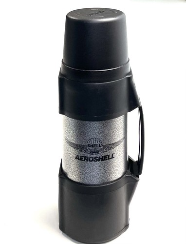 Shell Oil Aeroshell Aviation Insulated Thermos with Handle | eBay