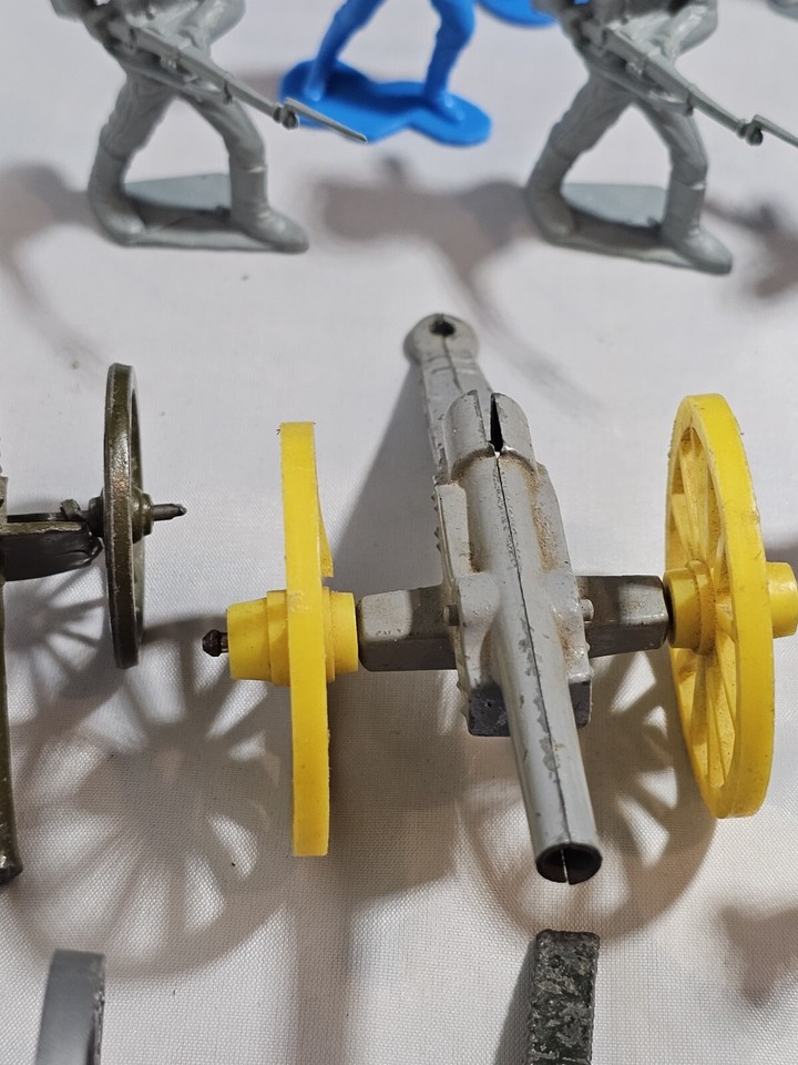 Vintage Marx Calvary Civil War Soliders Cannons Play Set | eBay