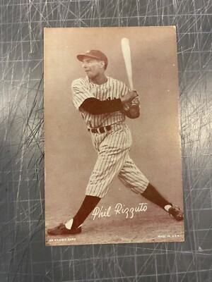 1947-66 EXHIBIT CARD PHIL RIZZUTO NEW YORK YANKEES EX/MT | eBay