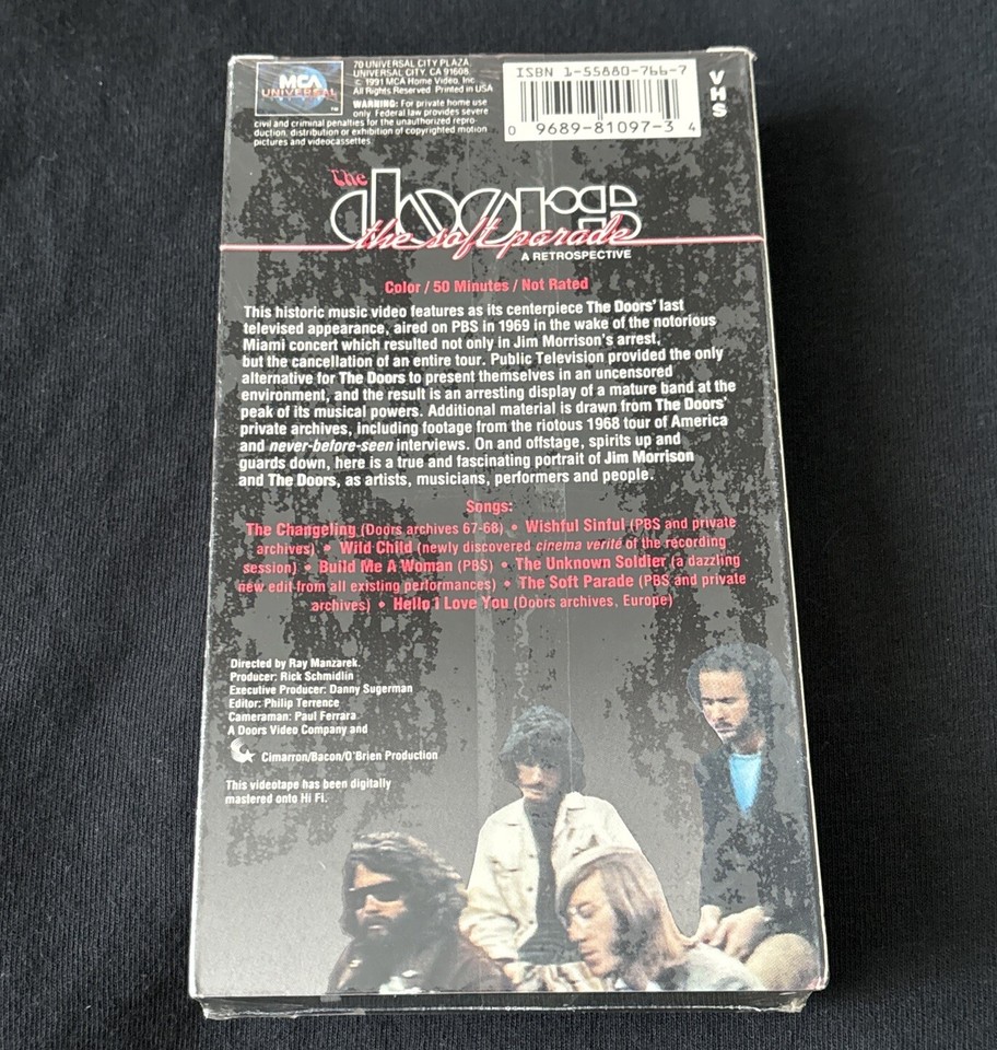Doors - The Soft Parade: A Retrospective (Sealed) VHS 96898329736 | eBay