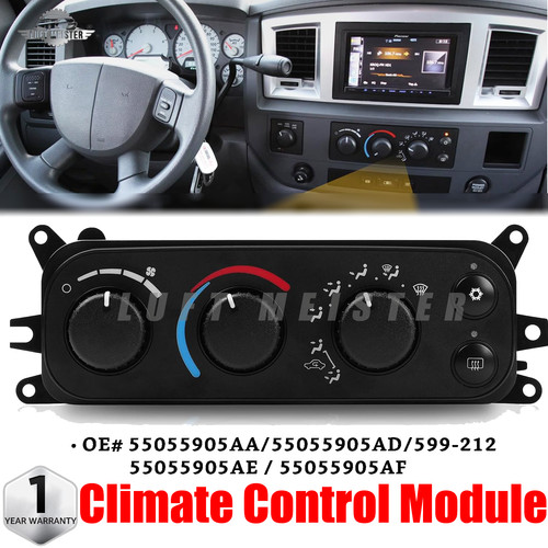 For Dodge Dakota Ram 1500 Ram 2500 2003-2005 Climate Control Module 599 ...