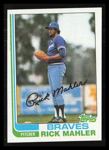 Rick Mahler 1982 Topps #579 Atlanta Braves Rookie | eBay