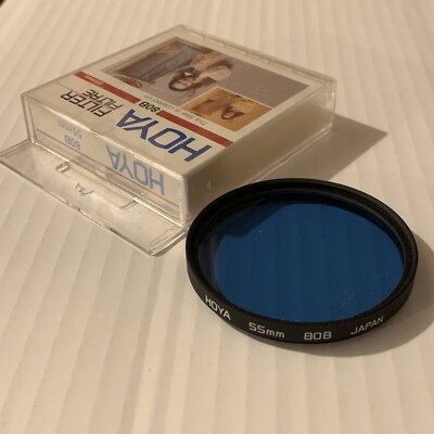 Hoya 55mm 80B Filter Japan & Square Case | eBay UK