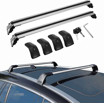 2Pcs For Mercedes Benz GLA GLA250 2014-2020 Roof Rail Rack Cross Bar ...