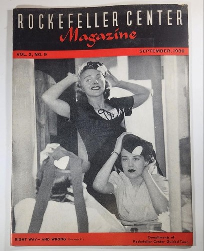 Rockefeller Center Magazine World's Fair Sept 1939 Vol 2 NO. 9 Ex ...