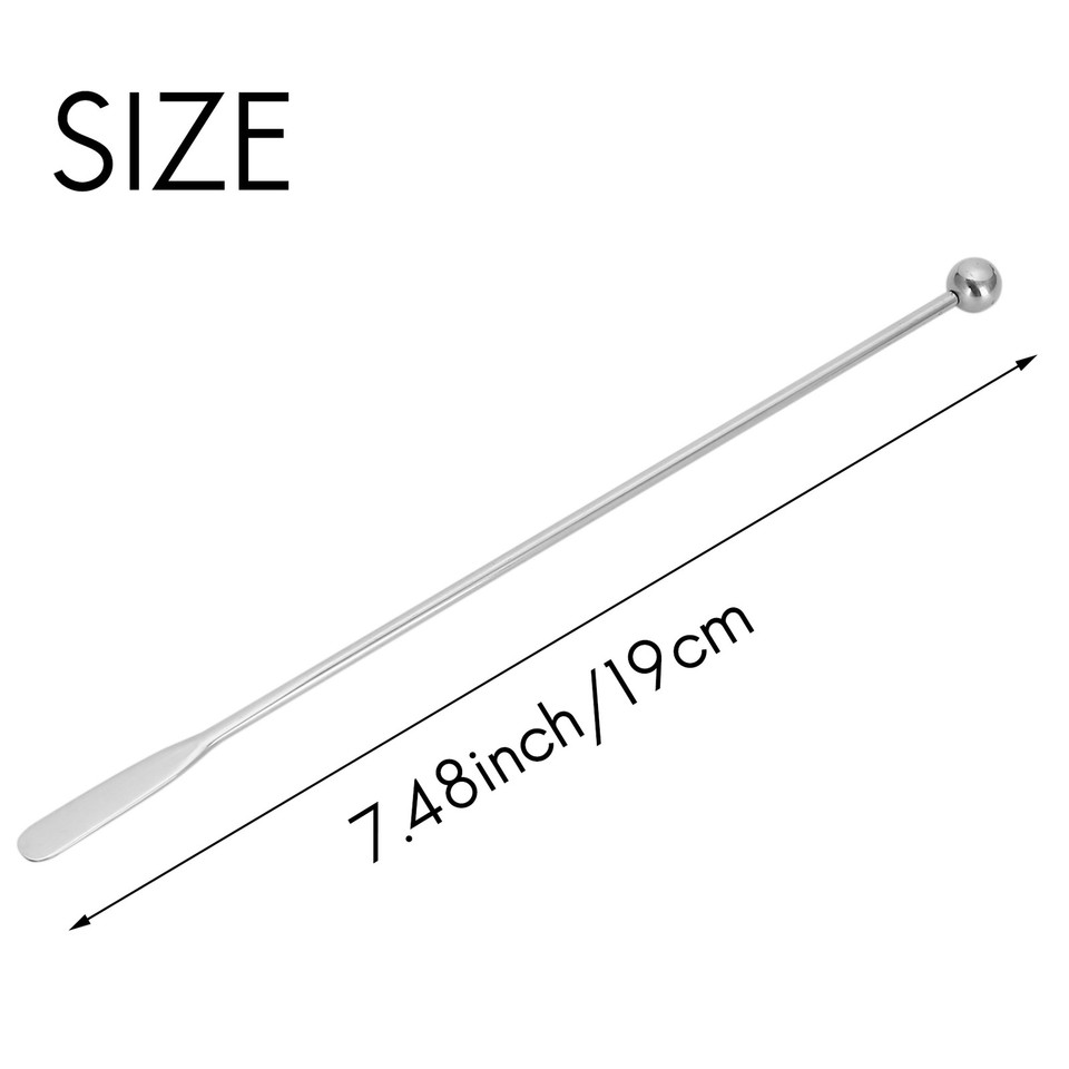 12 Stück Swizzle Sticks, Premium Edelstahl Cocktail GeträNke GeträNk ...