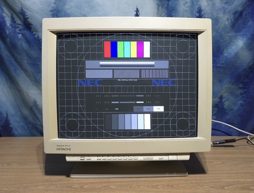 Hitachi 21" 1600x1200 CM2110MU Pro VGA CRT Monitor | eBay