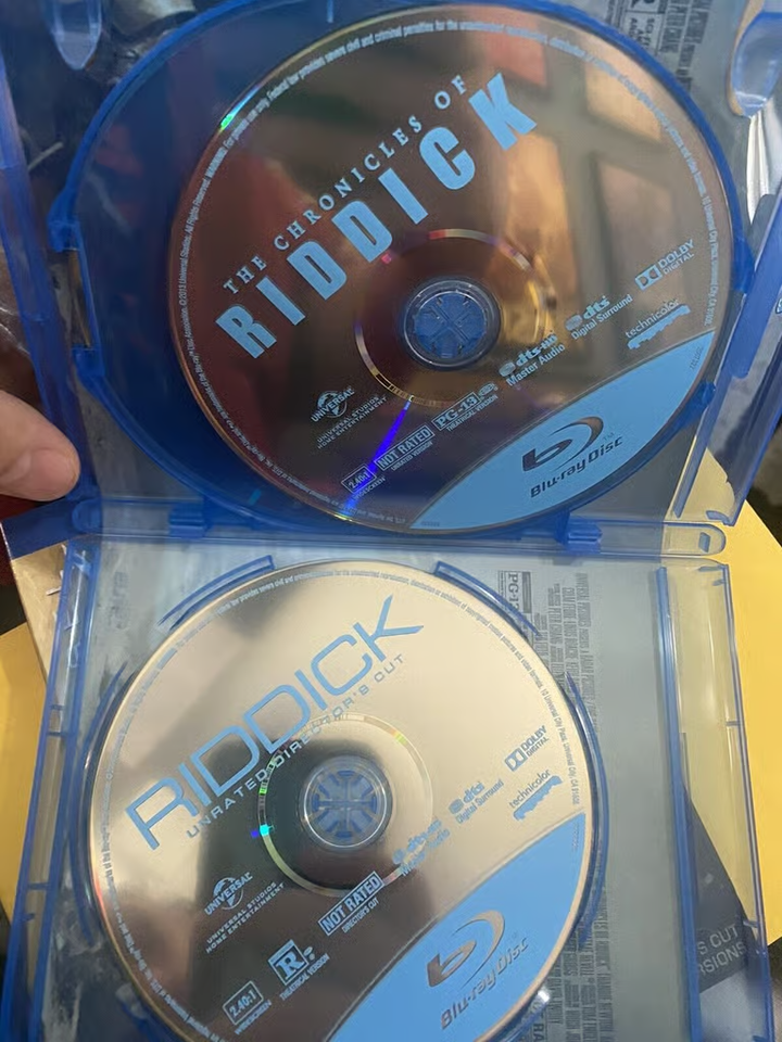 Riddick Trilogy Blu-ray & slipcover check out all Listings No Digital ...