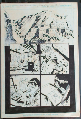 52#38 PAGE 10- 11X17 BY JOE BENNETT ART PINUP Drawing Original | eBay